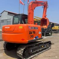 China Used mini excavator Hitachi 70 digger small used machinery 7 tons hand earth digger small digger for sale