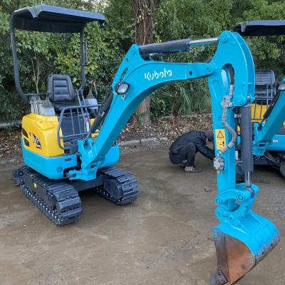 China used 2T Kubota U17 charged diesel hydraulic crawler excavator have high quality with a discount price on construction kubota U35 for sale