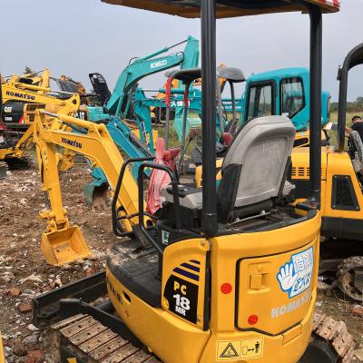 China Excav PC18 small digger excavators used machinery excav used for sale