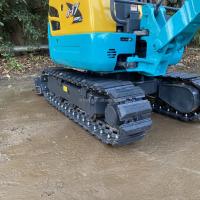 China used 2T Kubota U17 charged diesel hydraulic crawler excavator have high quality with a discount price on construction kubota U35 for sale