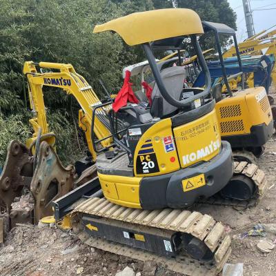 China Komatsu mini PC20 without cab small digger used machinery Komatsu small excavator japanese used excavator for sale for sale