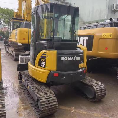 China used  Mini excavator 4 ton komatsu PC40 excavator used tractors building construction machinery for sale