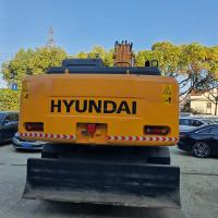China 2.1m3 Bucket Capacity Used Wheel Excavator Second Hand Hyundai 210 7 Excavator for sale