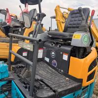 China mini used digger kubota17u/second hand mini excavator Kubota 17u low working hours on sale for sale