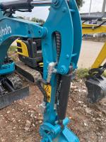 China mini used digger kubota17u/second hand mini excavator Kubota 17u low working hours on sale for sale