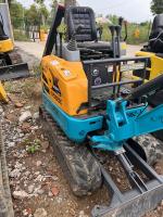 China mini used digger kubota17u/second hand mini excavator Kubota 17u low working hours on sale for sale