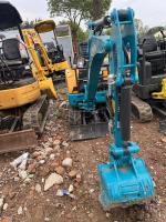 China mini used digger kubota17u/second hand mini excavator Kubota 17u low working hours on sale for sale