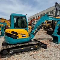 China 5.5 Ton Mini Used Excavator Kubota Kx155 Original Japan Crawler Digger for sale