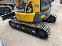 China Used Komatsu PC35MR mini  excavator construction machine mini crawler excavator used komatsupc35 hot sale for sale