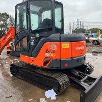 China 5500kg Used Mini Excavator Hitachi Zx50u Second Hand Excavator Original Color for sale