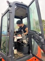 China 5500kg Used Mini Excavator Hitachi Zx50u Second Hand Excavator Original Color for sale