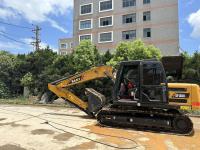 China China Made Excavator Used Sany Excavator 135 Yellow 0.7m3 Bucket Capacity 13 Ton for sale