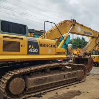China Used Crawler Backhoe Mining Excavator Komatsu pc450 original state machinery Komatsu 45T used digger in stock for sales for sale