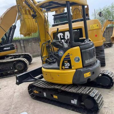 China used mini digger komatsu pc35 /second hand digging machine komatsu pc35 for sale