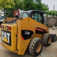 China Used wheel Excavator good condition CAT246 reasonable price track for sale