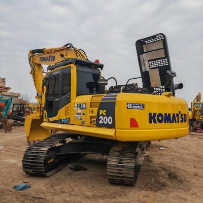 China USED EXCAVATOR IN STOCK KOMATSU PC200-8/ORIGINAL PAINT SECOND HAND KOMATSU PC200-8 ON SALE WITH CHEAP PRICE for sale