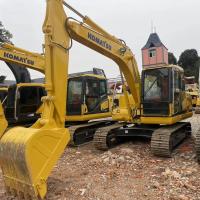 China NEW ARRIVAL USED EXCAVATOR KOMATSU PC130/LOW WORKING HOUR SECOND HAND KOMATSU EXCAVAYOT GOOD MOVING CONDITION for sale