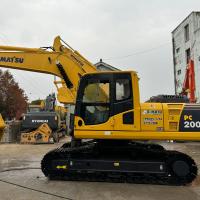 China 20 Ton Original Color Used Komatsu Excavator Pc200 Construction Excavator for sale