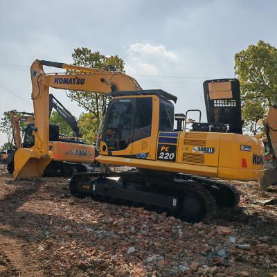 China 22 Ton Used Excavator Komatsu Pc220 8 Second Hand Original Color for sale