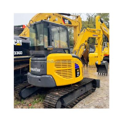 China 5500kg Mini Used Excavator Komatsu Pc55 Second Hand Mini Digger for sale