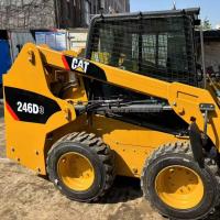China Caterpillar 246D Skid Steer Used Cat 246C Skid Steer Loader Second Hand Cat Loader machine for sale