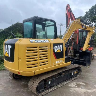 China China cheap excavator machine CAT 305,5E2 5T mini excavators secondhand digger construction for sale