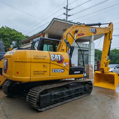 China Yellow 12 Ton Used Excavator Cat312d Second Hand 0.75m3 Bucket Capacity for sale