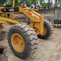China Used Land Leveler Cat140k Caterpillar Excavator Machine Land Grader 14 Ton for sale