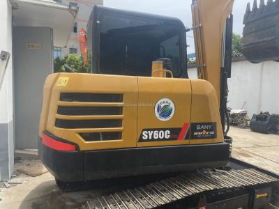 China Sany 60 Used Excavator 5.5 Ton 0.3m³ Bucket With ISUZU Engine For Construction for sale