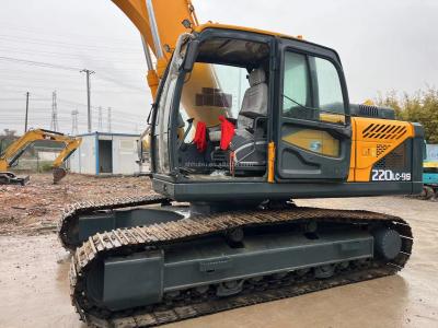 China Powerful And Used Excavator Hyundai 220-9LC With Yellow Color for sale