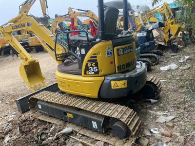 China Used Komatsu Excavator PC35 Compact & Reliable Second-Hand Mini Excavator For Small Projects for sale