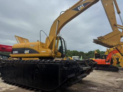 China Water & Land Performance Specs Used Cat Excavator For Marine Construction for sale