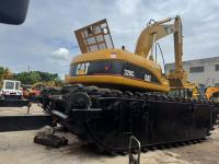 China Water & Land Performance Specs Used Cat Excavator For Marine Construction for sale