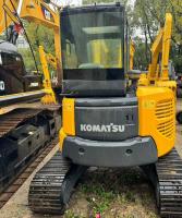 China Used Komatsu PC55MR Zero Tail Swing Compact Excavator for sale