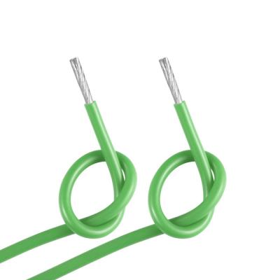 China 18AWG FT2 Silicone Rubber Wires 300v 200C  UL3122 Black Home Appliance Uav Lighting for sale