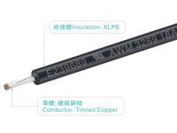 China 20AWG UL3289 XLPE Hook Up Wire AWM3173 600V/150C Black Heater for sale