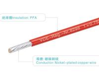 China 450V 250C UL8298 PFA Wires AWM8298 VW-1 Red Lighting / Heater PFA Cable for sale