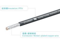China 24awg PFA Wires Ul10486 Black 300v 250c Awm10486 Vw-1 Lighting for sale