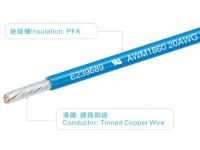 China Black Ul1860 PFA Insulated Wire 150v 200c Awm1860 Vw-1  Home Appliance Heater for sale