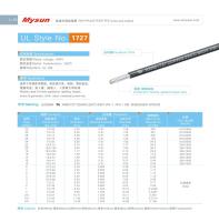 China AWM1727 20AWG PFA Insulated Wire UL758 600V / 250C Black For Heater Industrial Power for sale