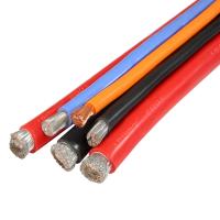 China 3 * 24 AWG Silicone Wire 300V/150C Black Robot UL4297 Silicone Rubber Cables for sale