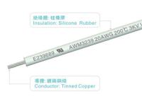 China 600v 200C Silicone Rubber Wires UL3239 20AWG FT2 Black Home Appliance Uav Lighting for sale