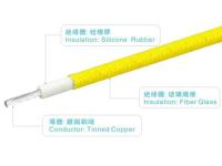 China UL3172 silicone rubber wires 600v 200C  26AWG FT2  black home appliance uav lighting for sale