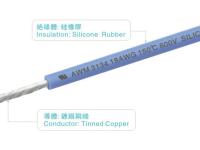 China UL3134 silicone rubber cables 14AWG 600V/150C FT2 yelow/green robot  home appliance light for sale