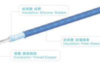 China UL3069 silicone rubber wires 600v 150C  26AWG FT2  black home appliance lighting for sale