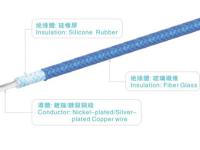China 20AWG FT2 Silicone Rubber Insulated Wire 300V / 250C UL758 AWM3254 Blue Robot for sale