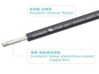 China 20AWG FT2 UL3241 Silicone Rubber Wires 300v 200C Red Home Appliance Uav Lighting for sale