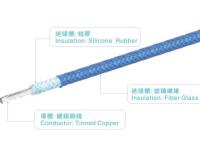 China UL3074 Silicone Rubber Cables Wire 12AWG 600V/200C For Heater Industrial Power for sale
