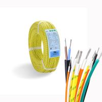 China UL3122 300V 200C 16-24AWG Fiber Glass Silicone Rubber Insulation Electric Wires FT2  For High Temperature Sensor for sale