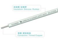 China UL3512 600V 200C 0.5-4mm2 Silicone Rubber Wires And Cables FT-2 For Home Appliance/lighting for sale